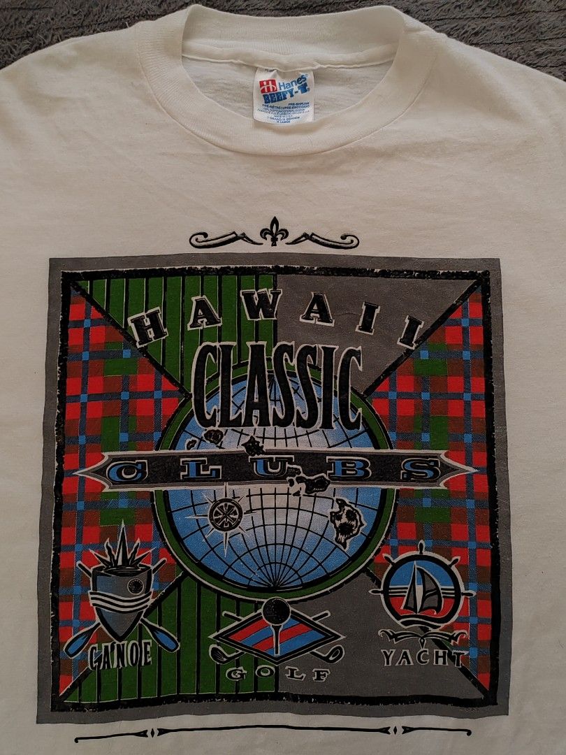 Vintage Hawaii Classic Clubs, Men's Fashion, Tops & Sets, Tshirts ...