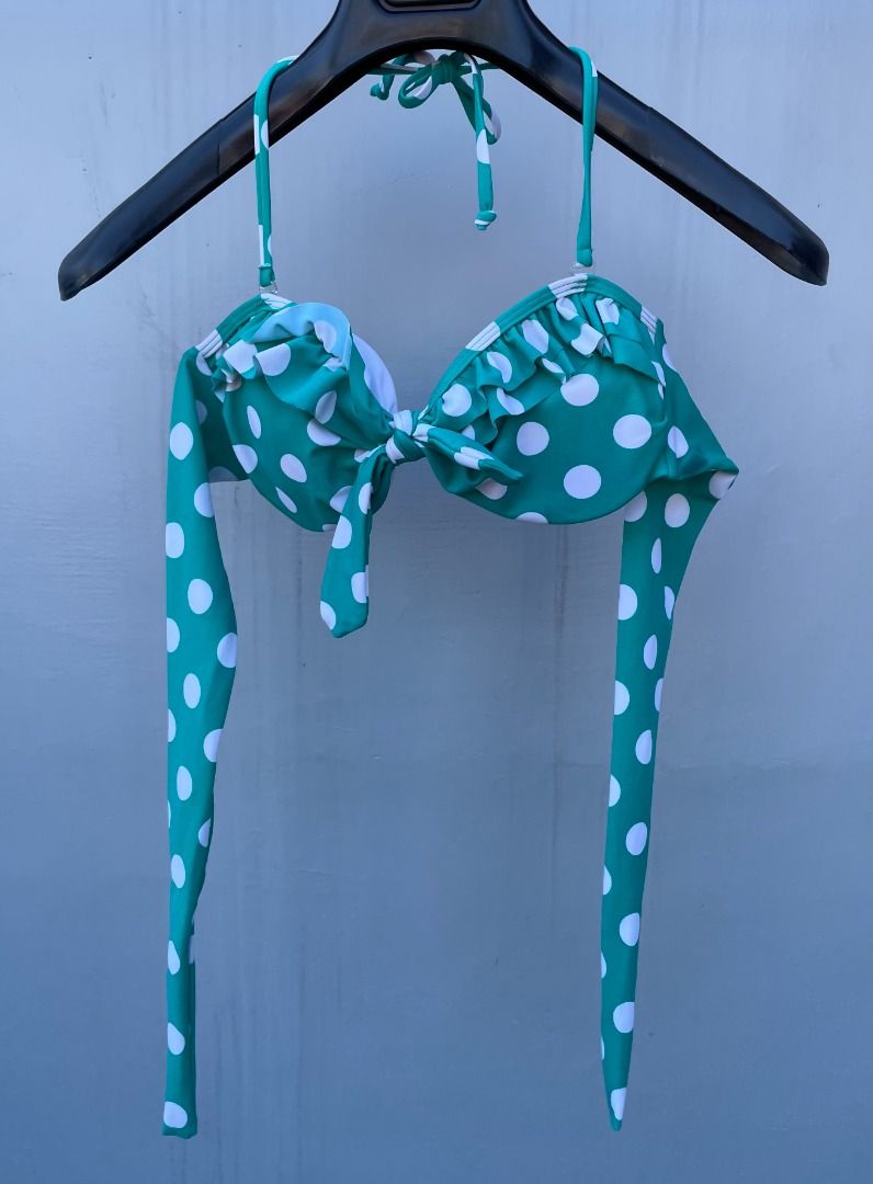 Vintage Pin Up Bikini Top Womens Fashion Swimwear Bikinis And Swimsuits On Carousell