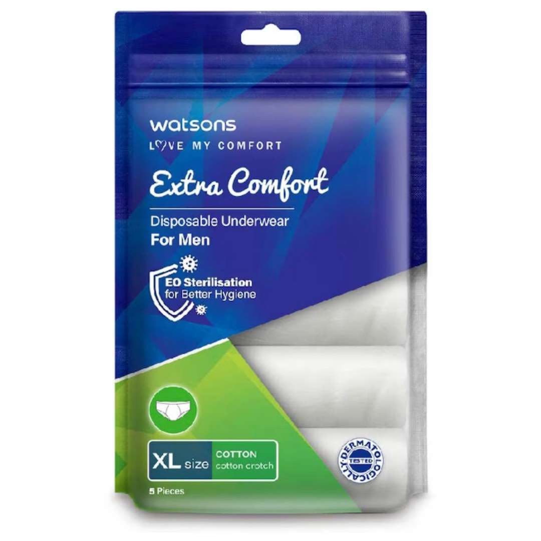 Watsons Mens Disposable Underwear, Men's Fashion, Bottoms, New ...