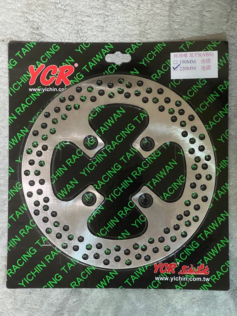 YCR 台灣製造 固定碟 後碟 洞洞碟 加大碟 JETS JETSR JETSL KRN FNX 蟬叫聲 #24年中慶, 汽機車零配件在旋轉拍賣