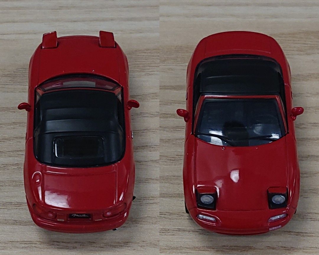 只此－架現貨 1:64 Mini GT No.361 Mazda Miata MX-5 (NA) Classic Red Headlight ...