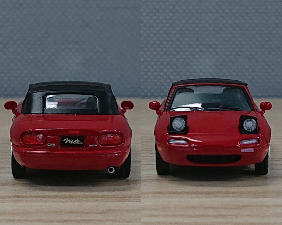 只此－架現貨 1:64 Mini GT No.361 Mazda Miata MX-5 (NA) Classic Red Headlight ...