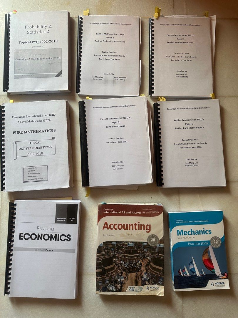 A Level pass year paper & text book, Hobbies & Toys, Books & Magazines ...