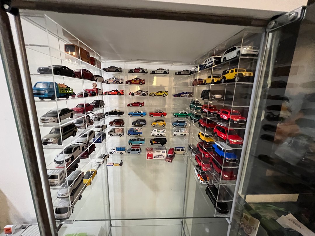 Acrylic Display for Hot Wheels & Tomica - IKEA Detolf, Hobbies & Toys ...