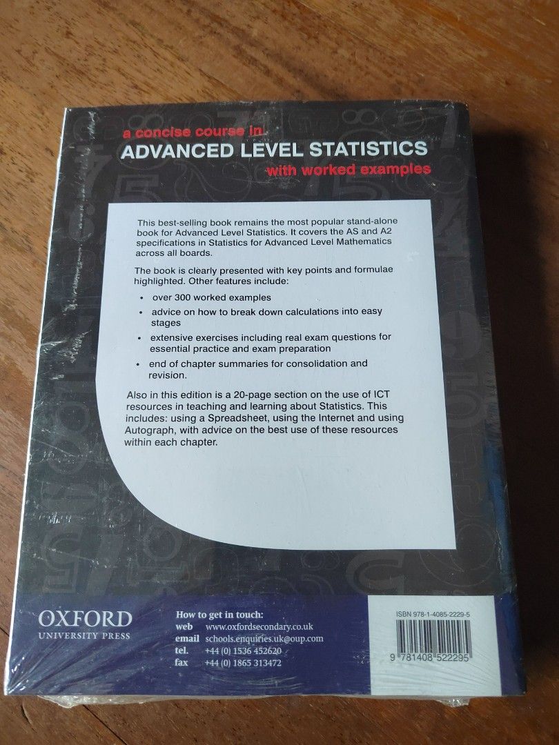Advanced Level Statistics, Hobbies & Toys, Books & Magazines, Textbooks ...