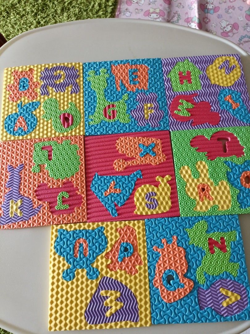 Alphabet Foam Puzzle Kids, Hobbies & Toys, Toys & Games on Carousell