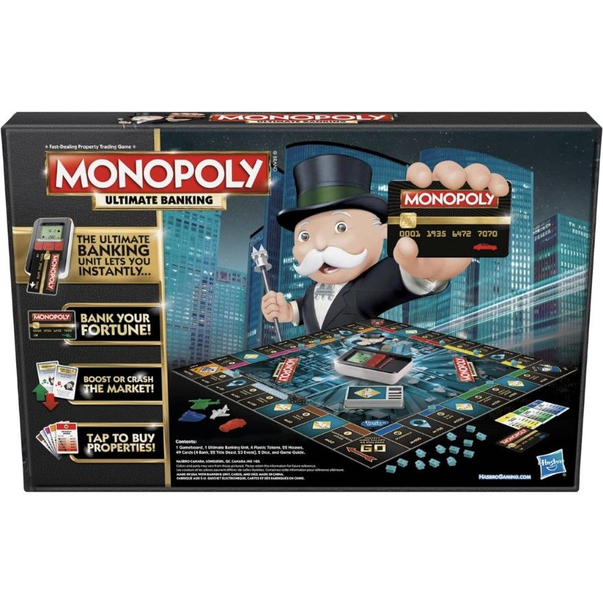 (Authentic) Monopoly Ultimate Banking Board Game, Hobbies & Toys, Toys ...