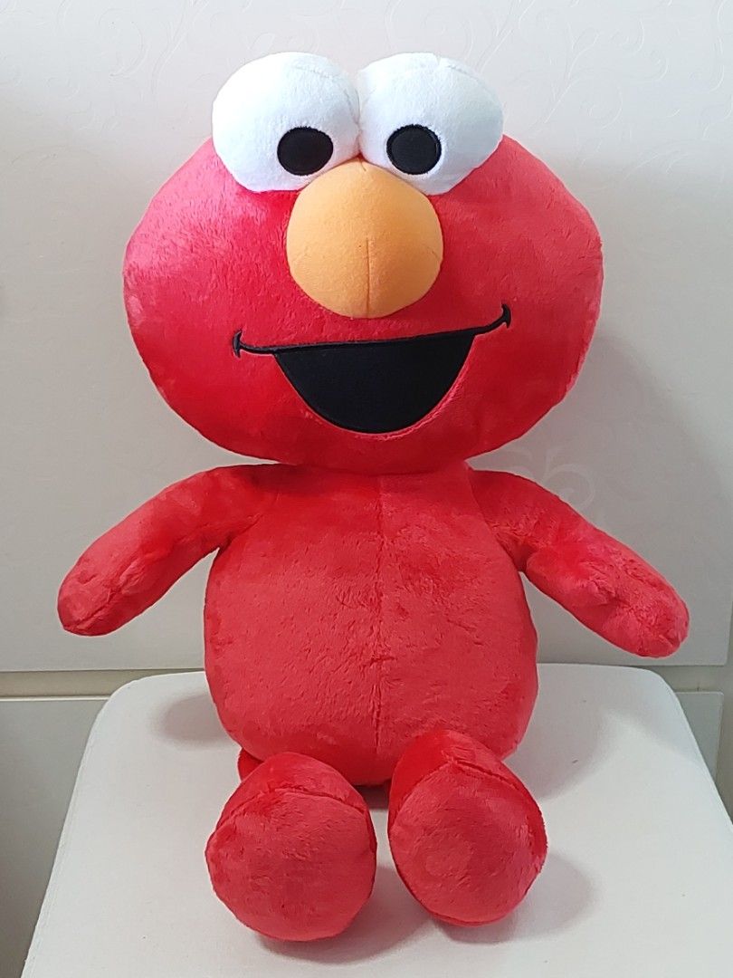 Licensed 50cm Elmo big plush soft toy - Sesame Street, Hobbies & Toys ...