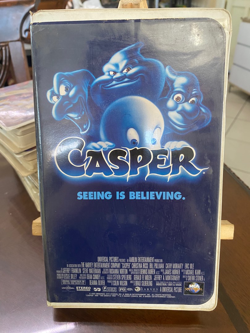 Casper Seeing Is Believing VHS Cassette Tape 1995 MCA Universal ...