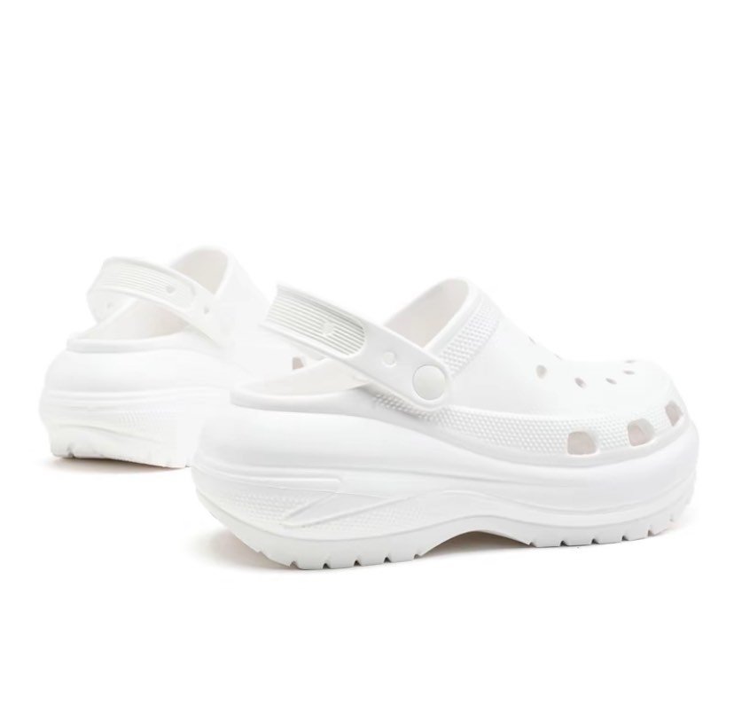 CHUNKY CROCS, Women's Fashion, Footwear, Wedges on Carousell