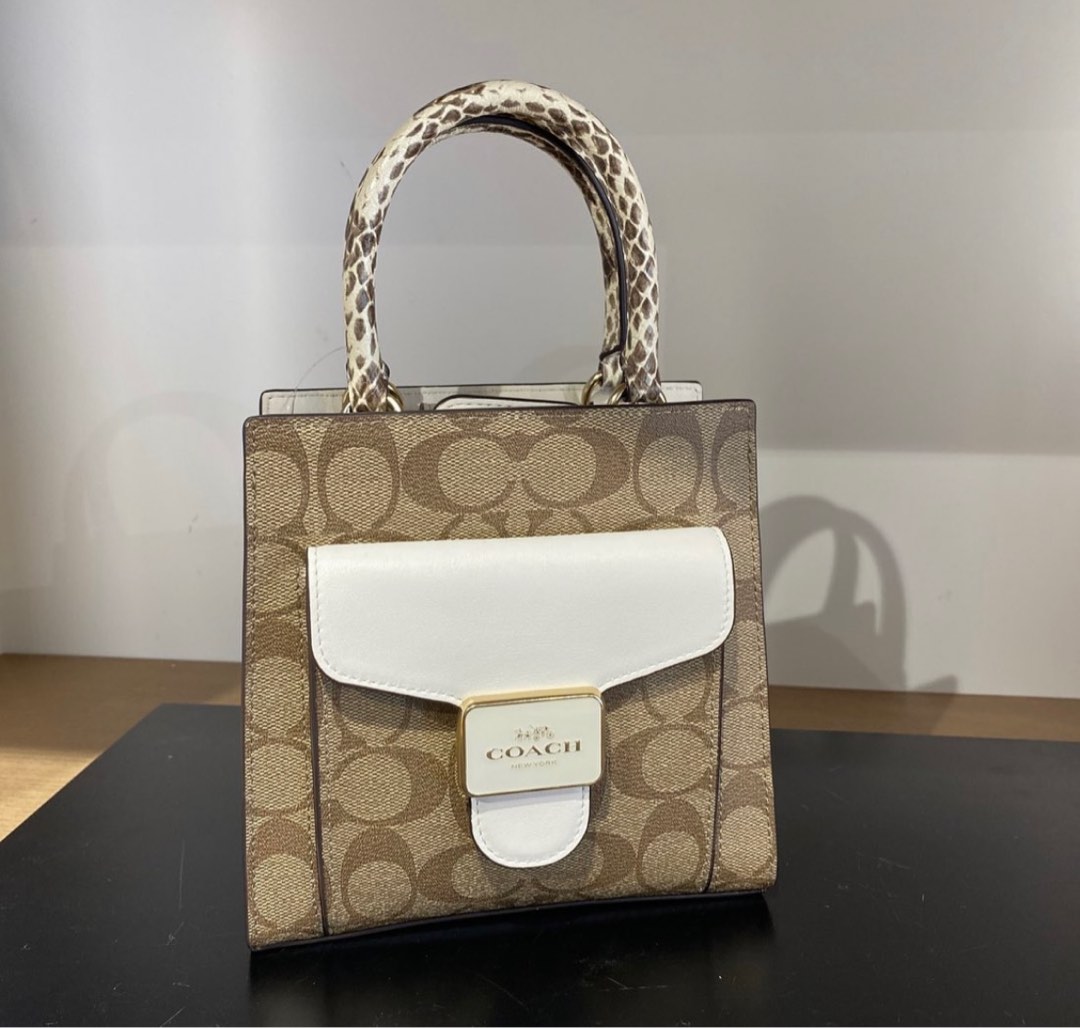 Coach Mini Pepper Crossbody in Signature Canvas, Luxury, Bags & Wallets ...