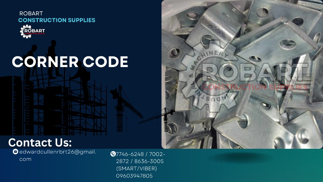 Corner Code, Commercial & Industrial, Construction & Building Materials ...