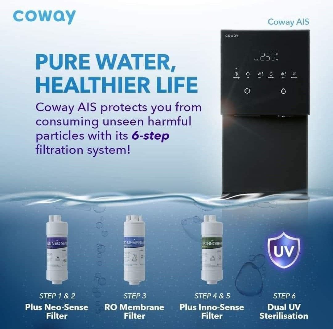 Coway Ais Hot and cold Normal Water Dispenser, TV & Home Appliances ...