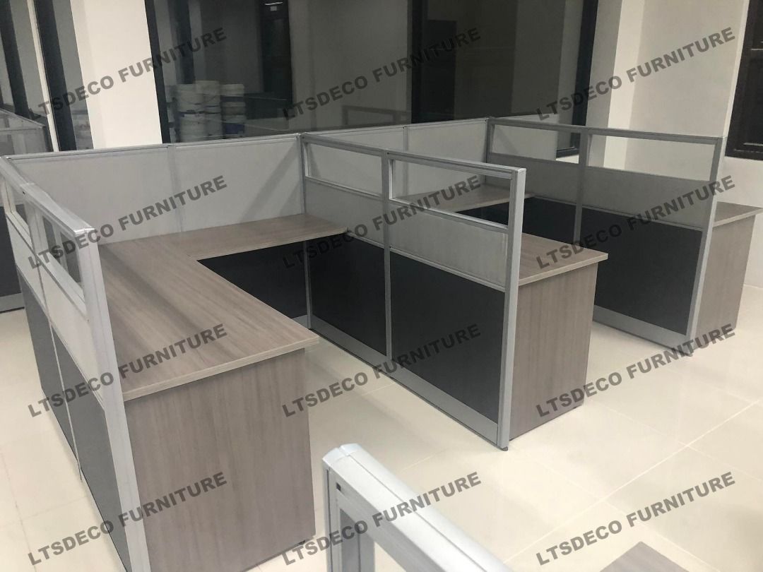 CUSTOMIZED L SHAPE CUBCILE WORKSTATION PARTITION | OFFICE PARTITION ...