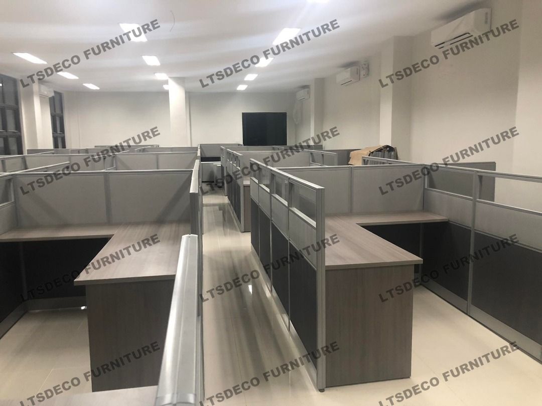 CUSTOMIZED L SHAPE CUBCILE WORKSTATION PARTITION | OFFICE PARTITION ...