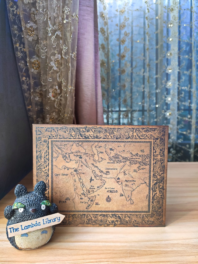 Daevabad Wooden Map (Illumicrate Jan 2023 box), Hobbies & Toys ...