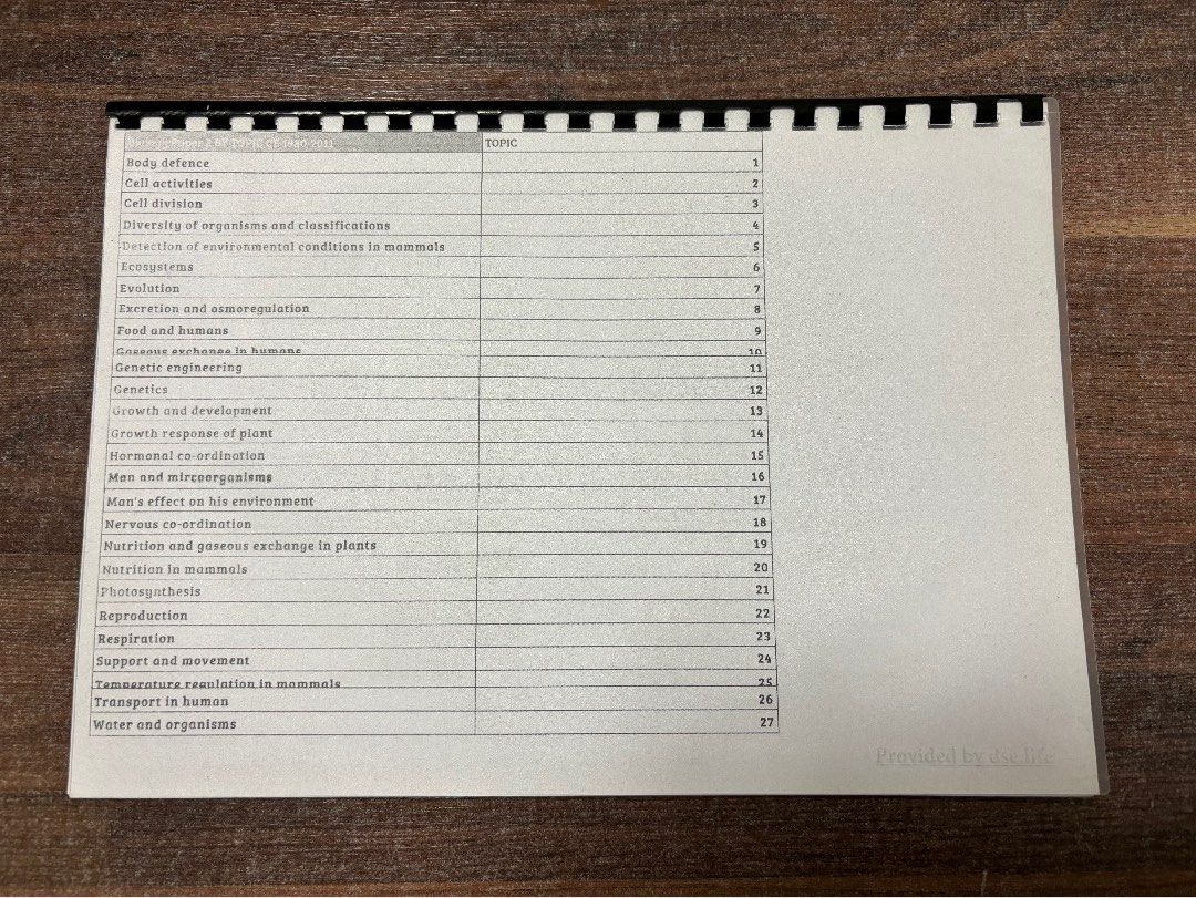 DSE life biology by-topic, 興趣及遊戲, 書本 & 文具, 教科書 - Carousell