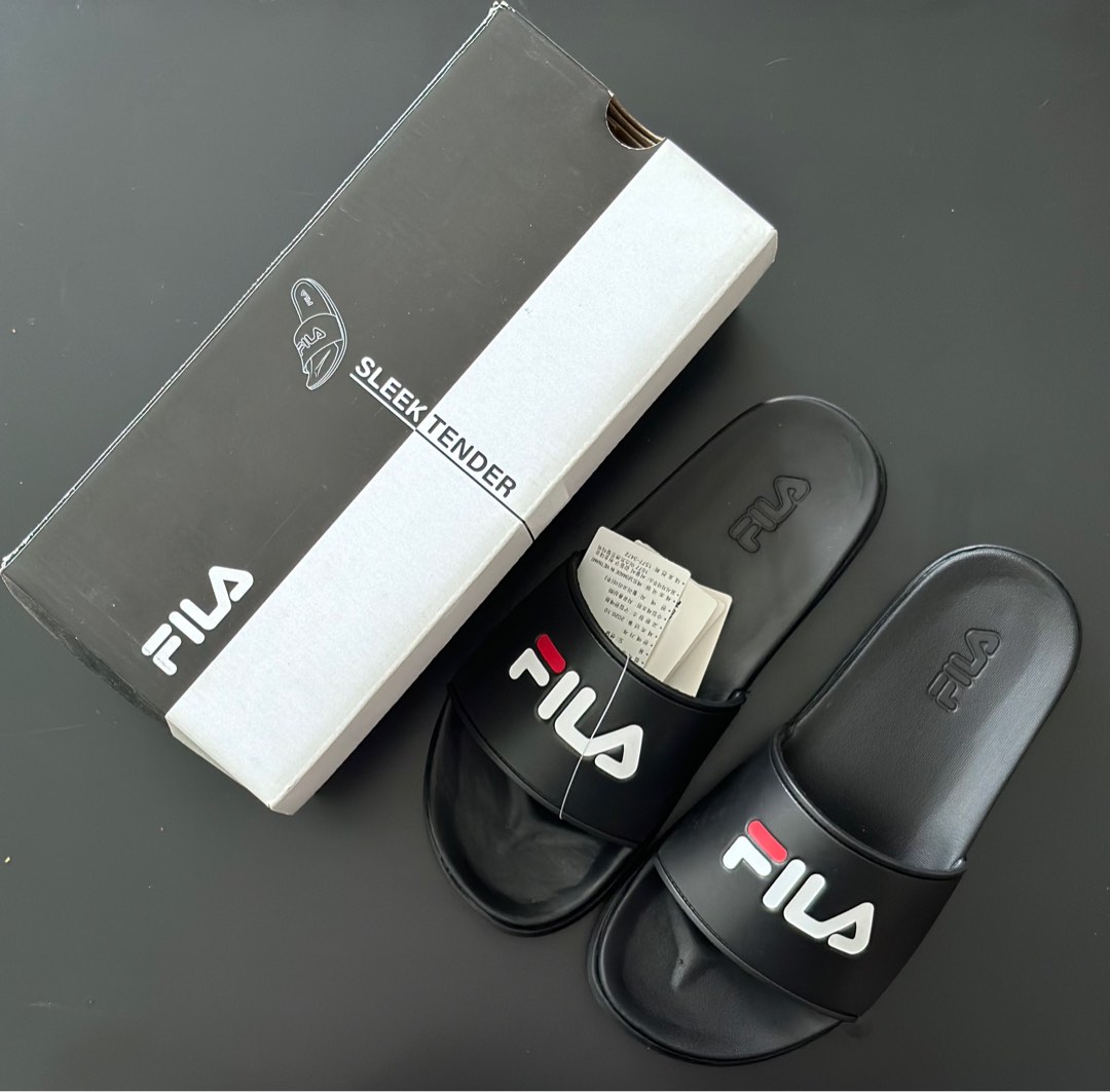 Fila Slide, Women's Fashion, Footwear, Flipflops and Slides on Carousell