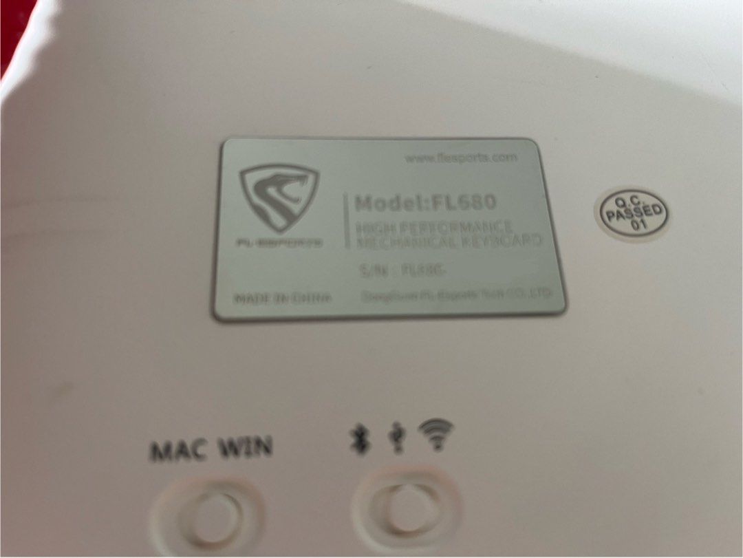FL680 mechanical keyboard, Gateron yellow switches, Computers & Tech ...