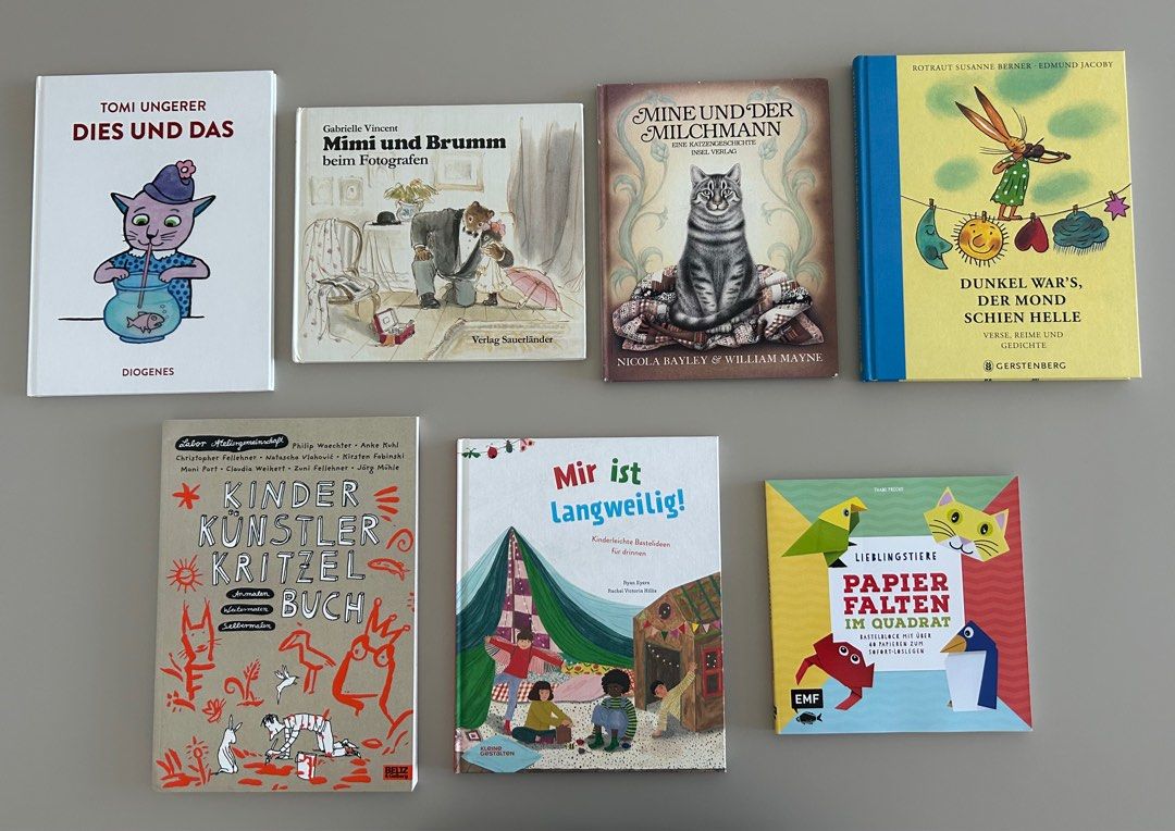 German Story Books Kids Children Learning German Simple Illustrations ...