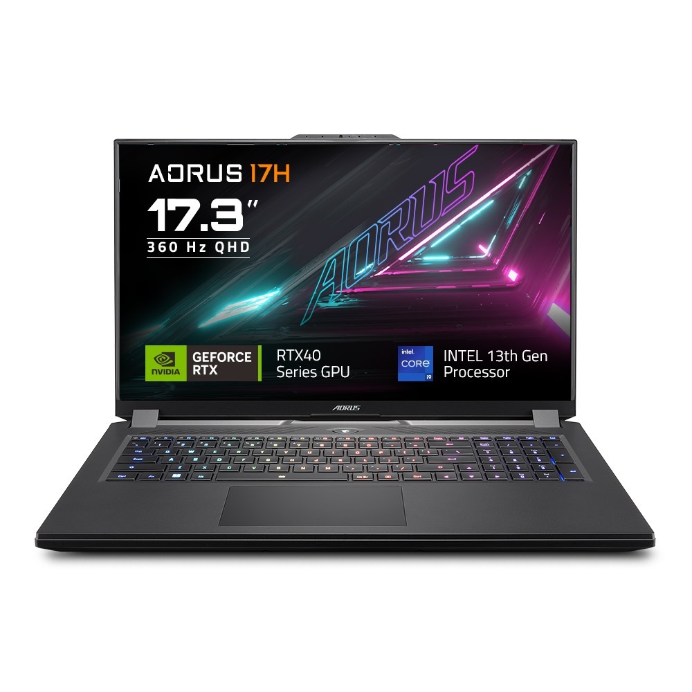 GIGABYTE AORUS 17H (2023) BXF-74SG554SP — 17.3" FHD 360Hz | i7-13700H ...