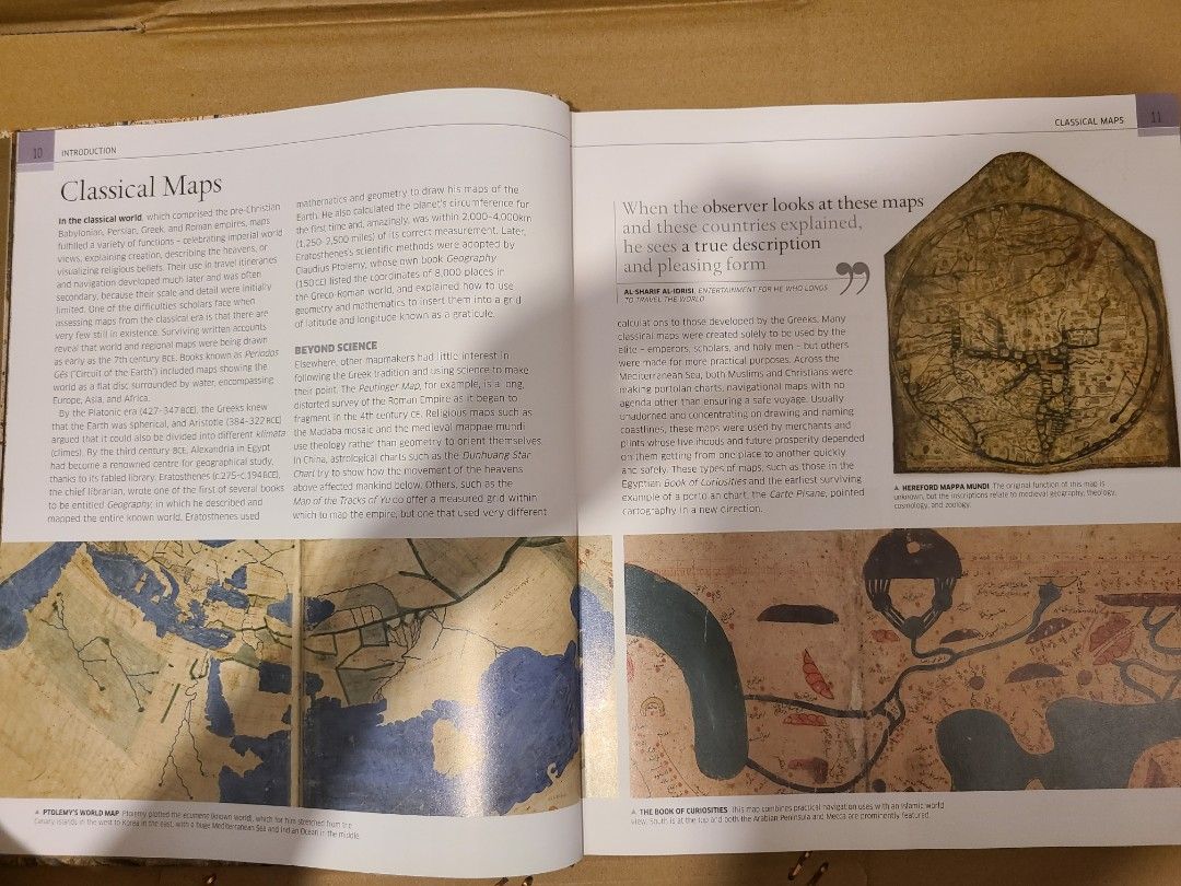 Great maps 地圖 書 古時地圖 文化變遷, 興趣及遊戲, 書本 & 文具, 書本及雜誌 - 旅遊書 - Carousell