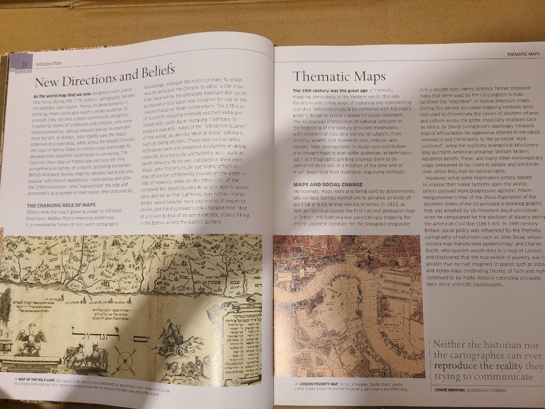Great maps 地圖 書 古時地圖 文化變遷, 興趣及遊戲, 書本 & 文具, 書本及雜誌 - 旅遊書 - Carousell