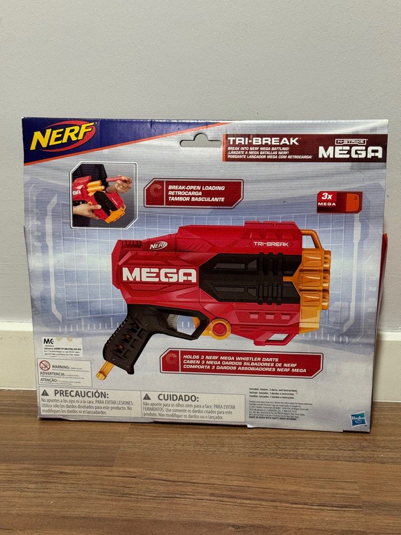 Hasbro Nerf Mega Tri-Break Blaster, Hobbies & Toys, Toys & Games on ...