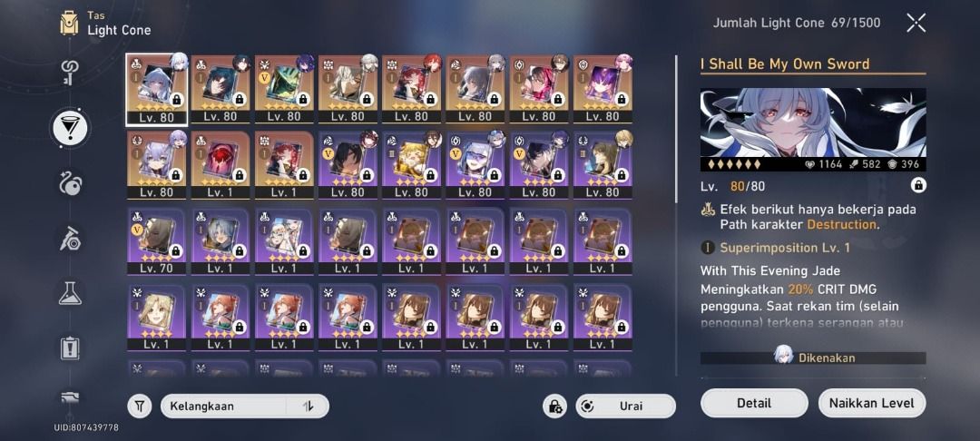 Honkai Star Rail End Game Account 15x 5 Stars 8x Sign With Premium