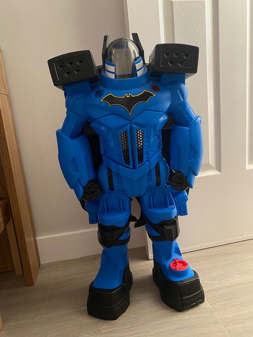 Imaginext DC Super Friends Batbot Xtreme Transforming Robot Playset ...