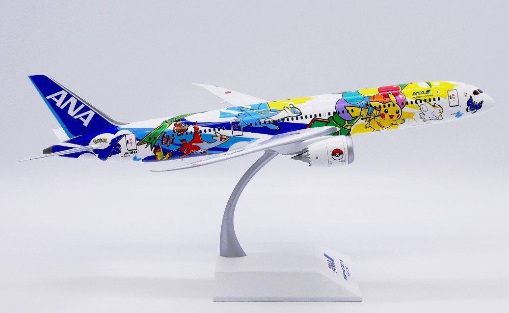 JC Wings 1:200 All Nippon Airways “Pokémon” B787-9 Dreamliner JA894A ...