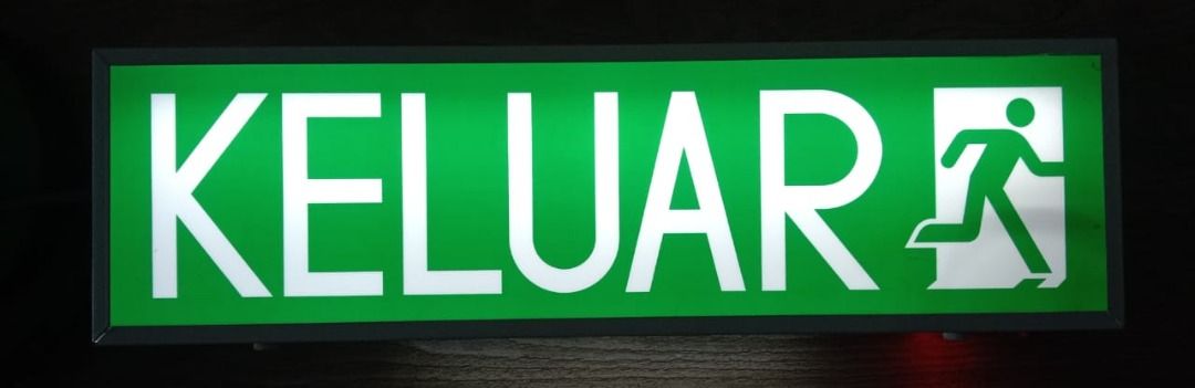 Keluar Exit sign signage signboard (New), Everything Else, Others on ...