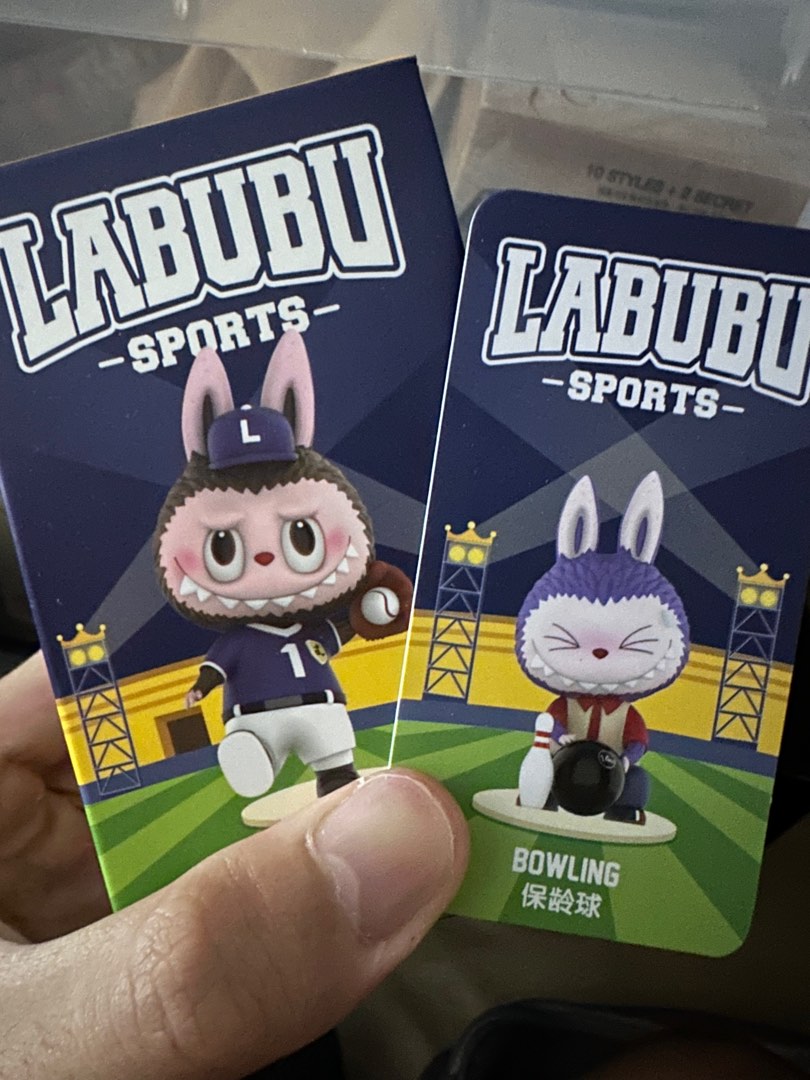 Labubu sports popmart bowling, Hobbies & Toys, Toys & Games on Carousell