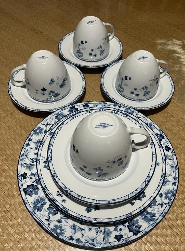 LAURA ASHLEY TEA SET, Furniture & Home Living, Kitchenware & Tableware ...