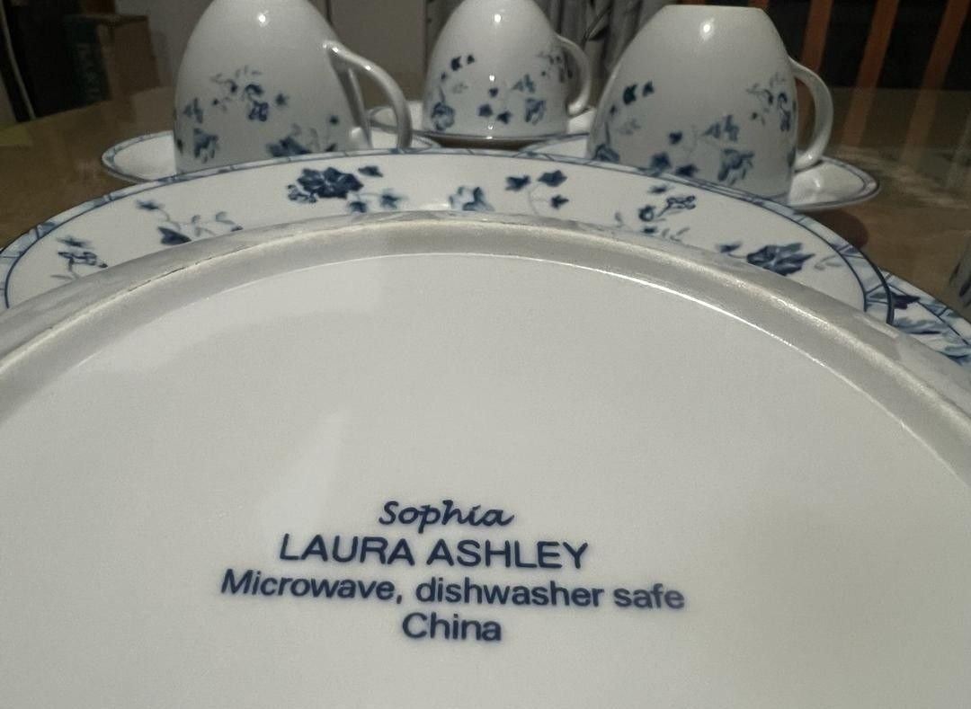 LAURA ASHLEY TEA SET, Furniture & Home Living, Kitchenware & Tableware ...