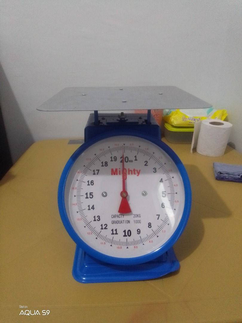 [Mighty] Weighing Scale 20 kilograms / Timbangan 20 kilo / Flat Scale ...