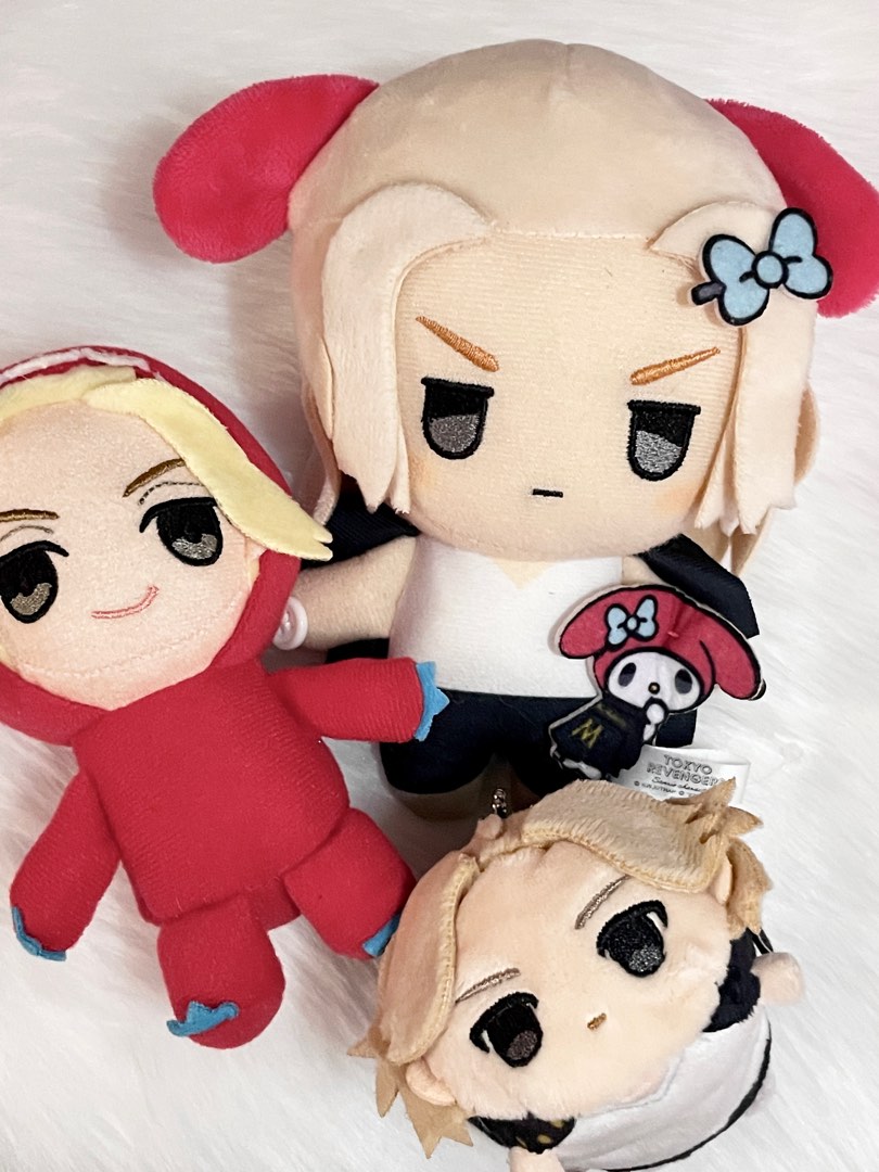 Mikey Tokyo Revengers Bundle Plushie Merch Sanrio collab my melody ...