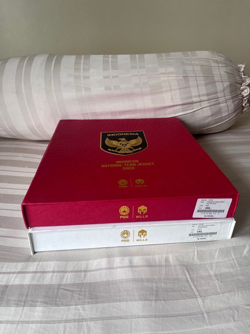 Mills Indonesia National Team (Timnas Indonesia) Jersey Home Away ...