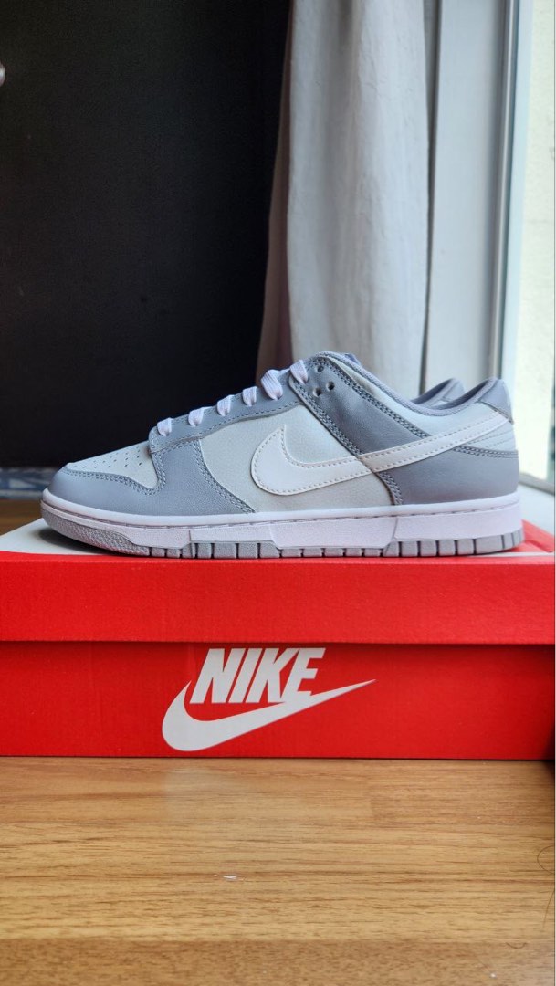 NIKE DUNK LOW ‘Two-Tone Grey’, Men's Fashion, Footwear, Sneakers on ...