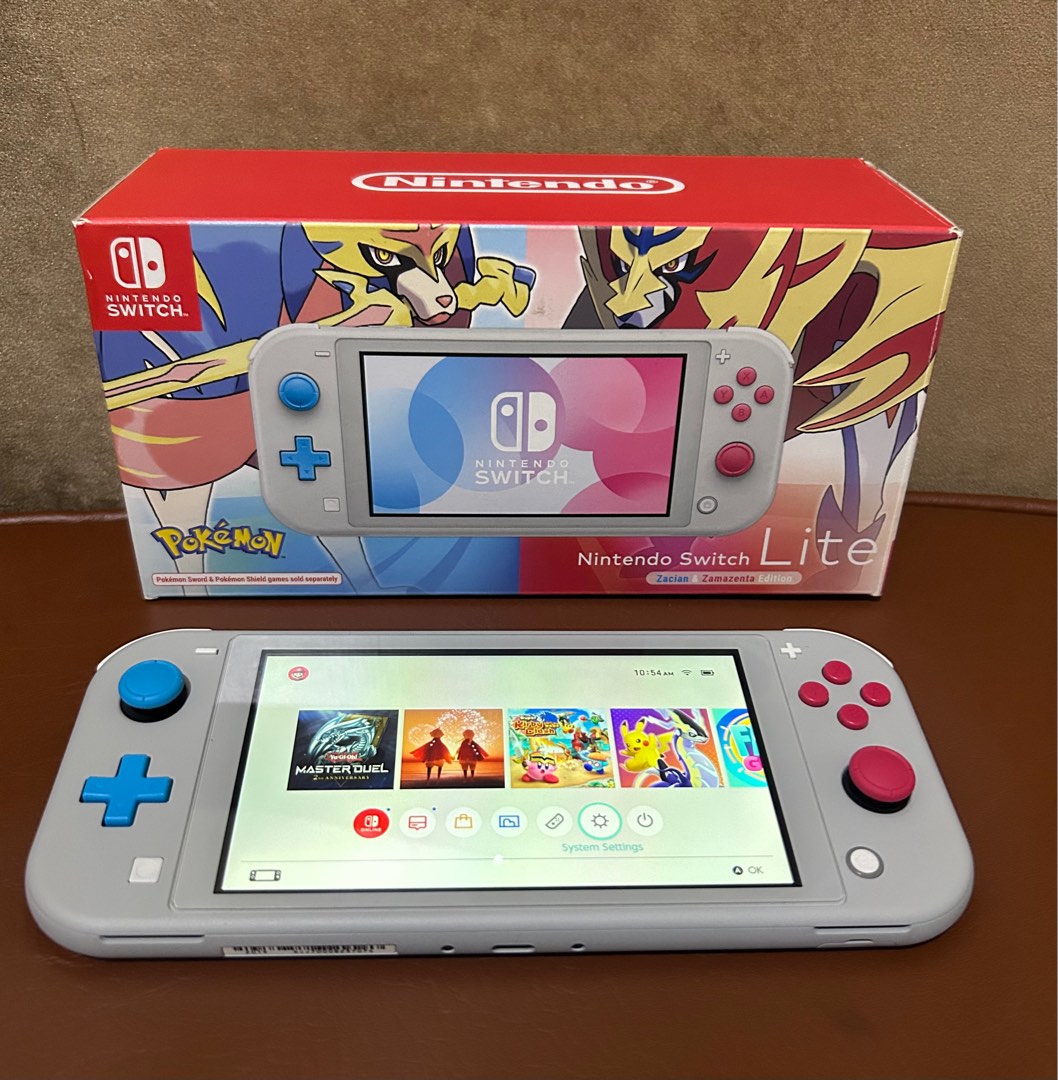 Nintendo Switch Lite pokemon edition with Games, Video Gaming, Video ...