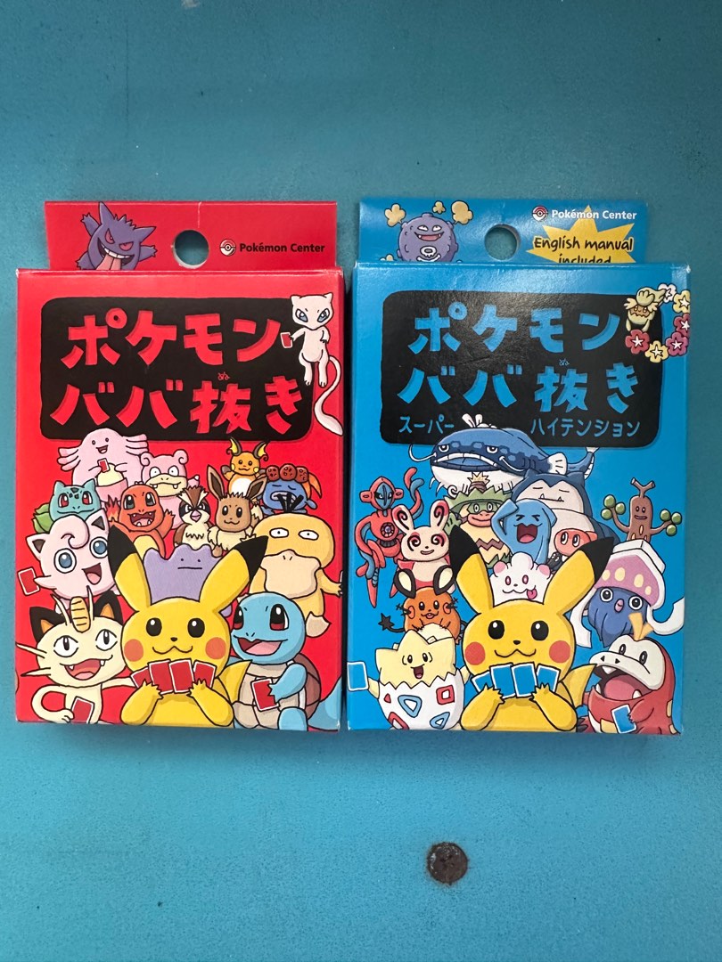 Pokémon Babanuki card deck, Hobbies & Toys, Toys & Games on Carousell