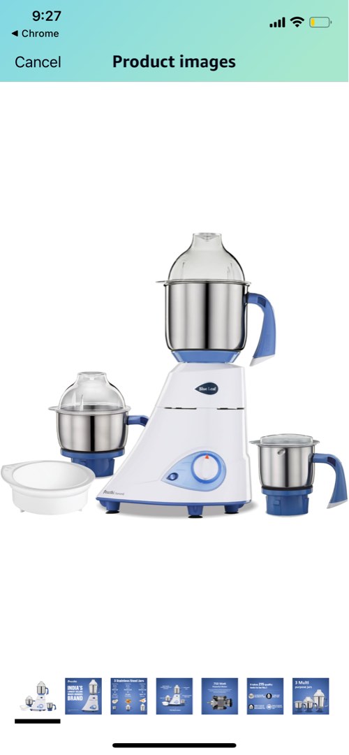 Preethi Mixer grinder, TV & Home Appliances, Kitchen Appliances, Juicers, Blenders & Grinders on ...