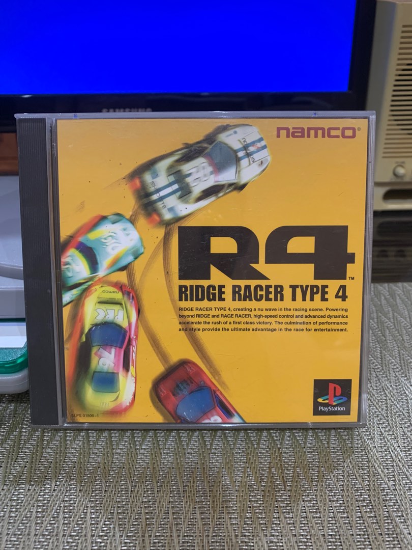 PS1 R4 RIDGE RACER TYPE 4 (JP), Video Gaming, Video Games, PlayStation ...