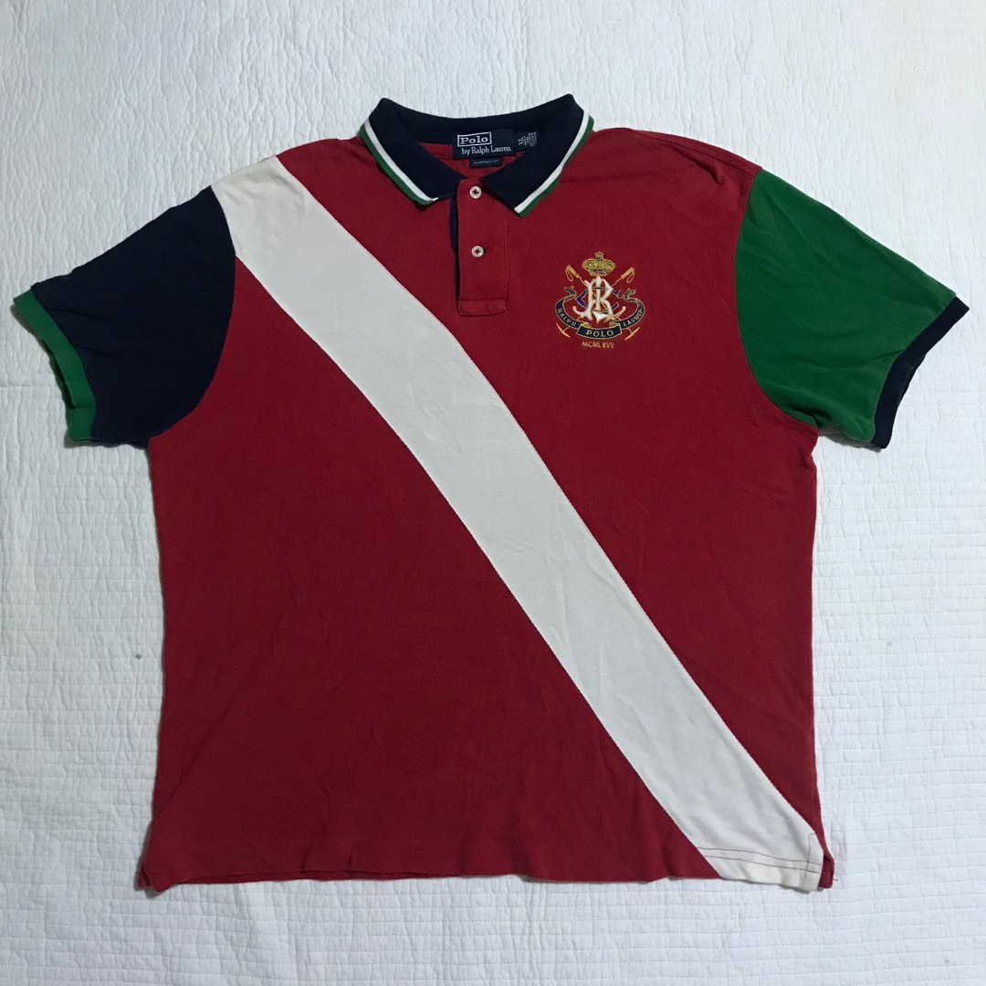 RALPH LAUREN MULTI COLOR POLO SHIRT AUTHENTIC, Men's Fashion, Tops ...