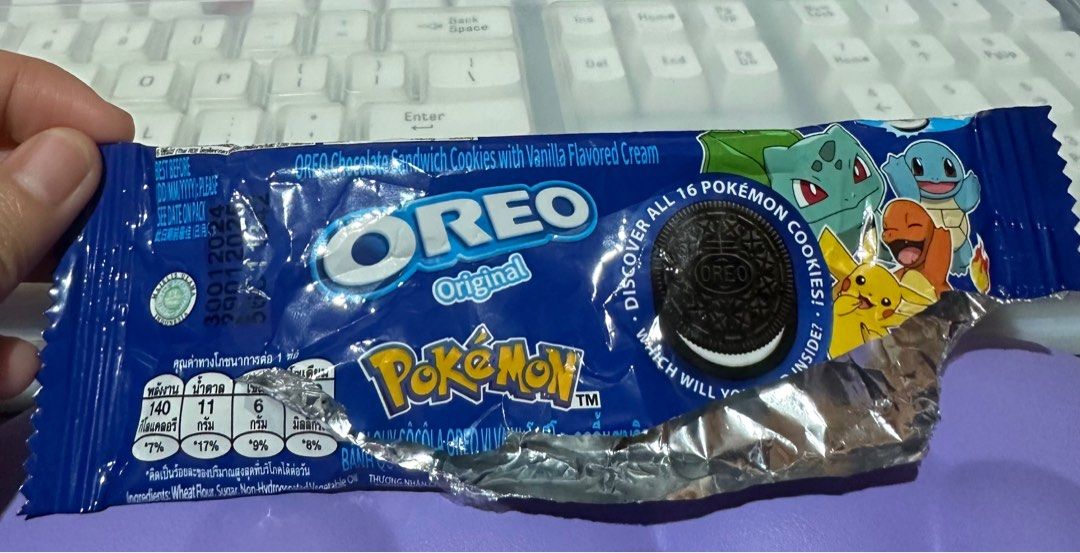 Rare Mew oreo cookie, Food & Drinks, Other Food & Drinks on Carousell