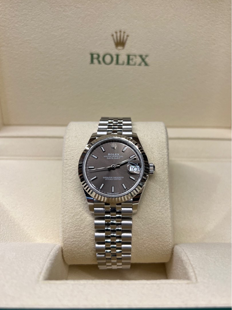 Rolex Datejust Jr Steel, Luxury, Watches on Carousell