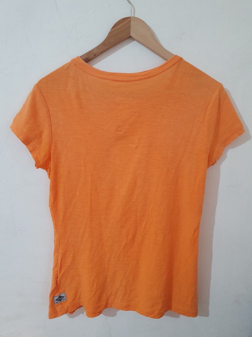 Roots 女 棉質 短袖T恤 棉T 亮橘S 歐美版, 她的時尚, 休閒運動服飾在旋轉拍賣