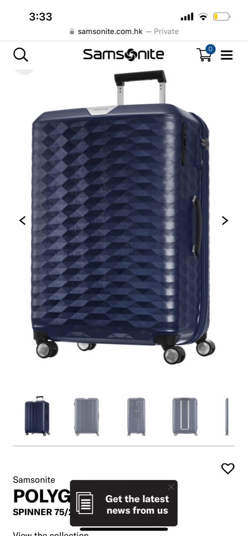 Samsonite POLYGON SPINNER 75/28, Hobbies & Toys, Travel, Luggage on ...