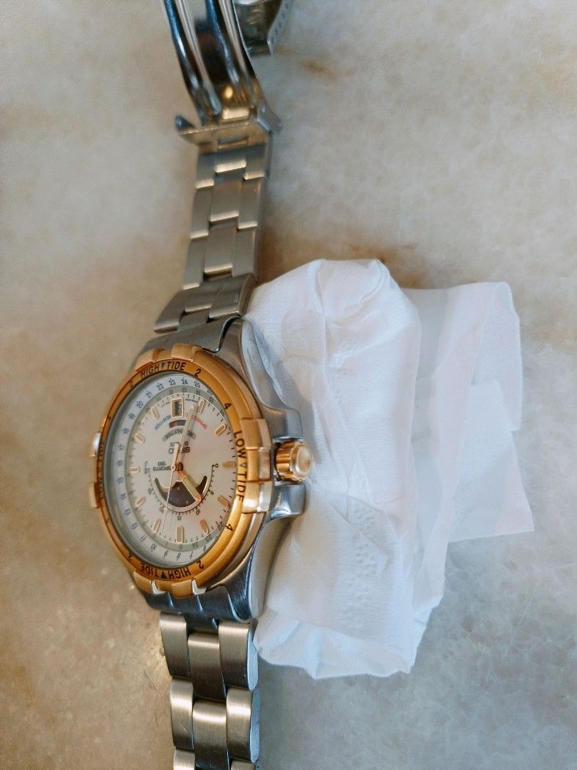 Seiko Tide Master Moonphase Quartz Chronometer, Luxury, Watches on ...