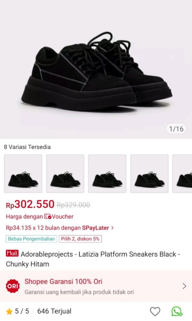 Sepatu adorable project, Fesyen Wanita, Sepatu di Carousell